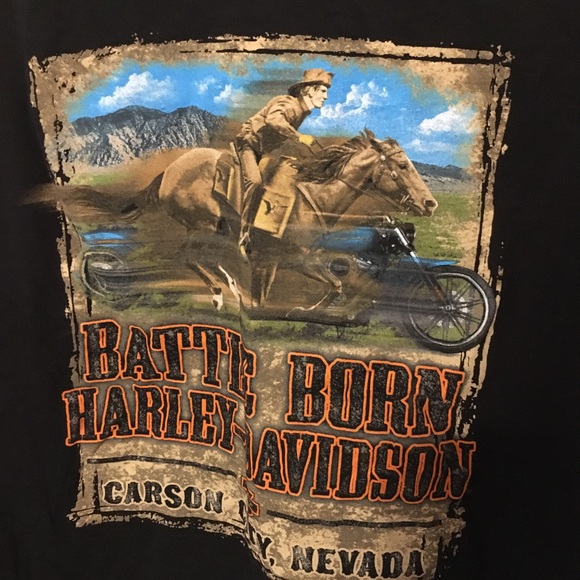 Harley-Davidson | Shirts | Lg Carson City Nv Harley Davidson Graphic ...